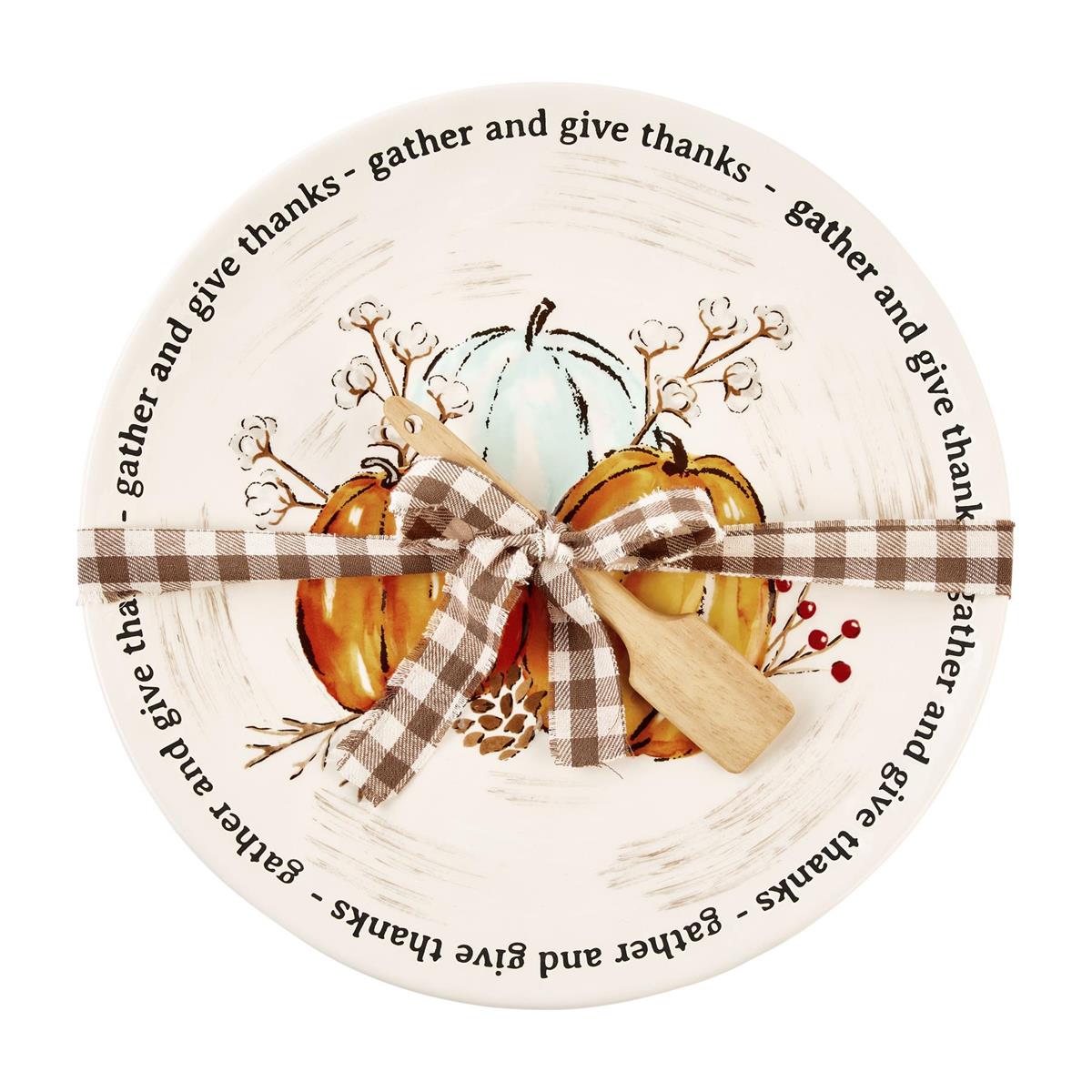 Mud Pie- Rustic Round Cookie Plate Set – The Cottage Boutique